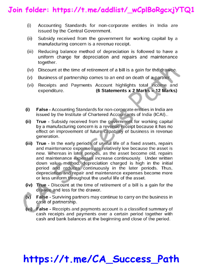 Acc All True and False Merged | PDF