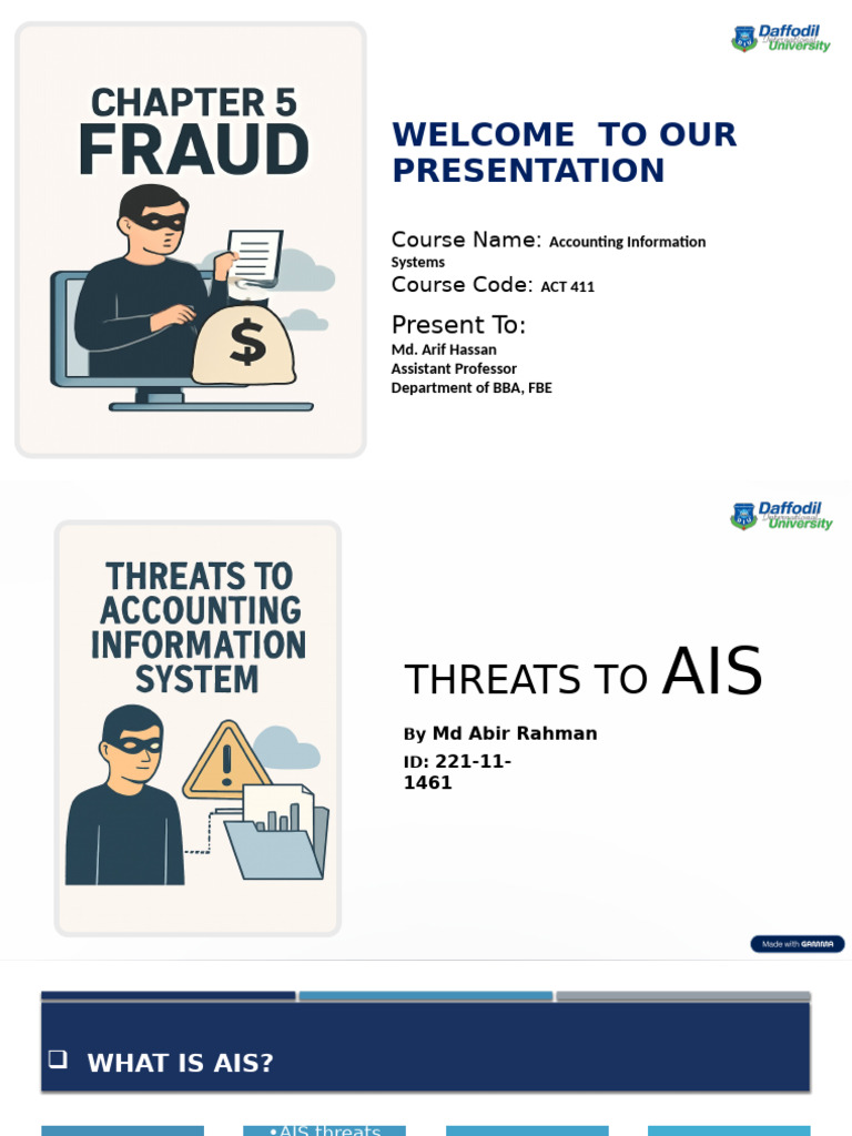 AIS Threats and Fraud Prevention Strategies | PDF | Fraud | Computer ...