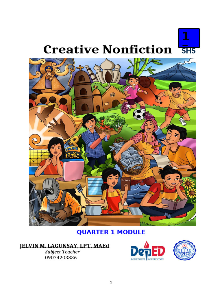 HUMSS-CNF Quarter 1, MODULE 2 - The Literary Elements | PDF | Poetry | Metre (Poetry)