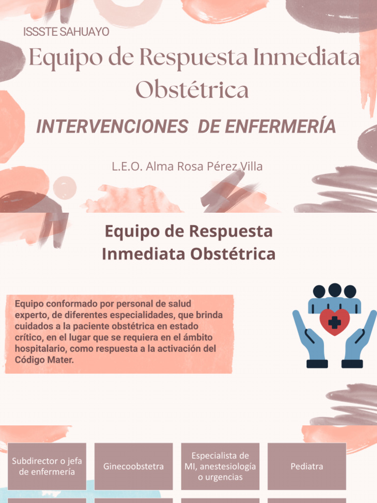 Intervenciones de Enfermeria EN ERIO | PDF