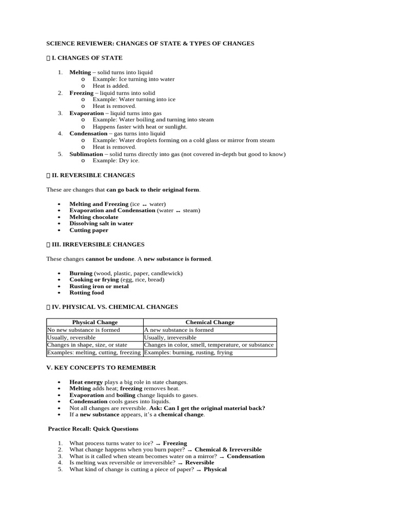 Sci - 6 - Reviewer - Prelim - Q1 | PDF