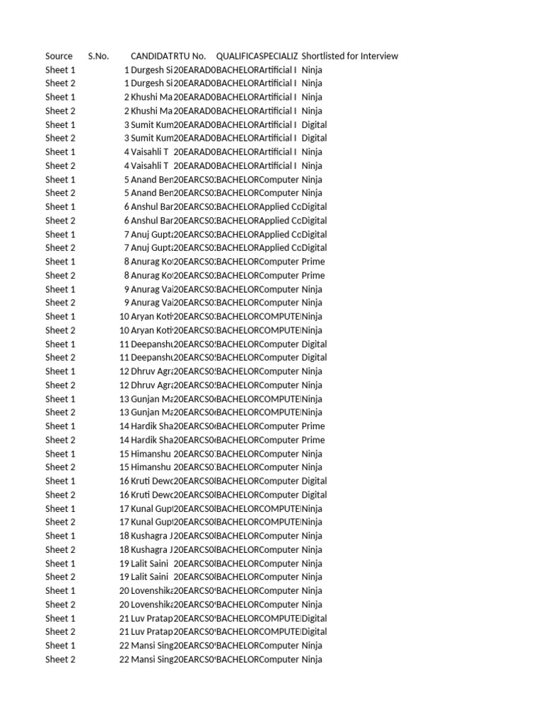 Compare Data | PDF