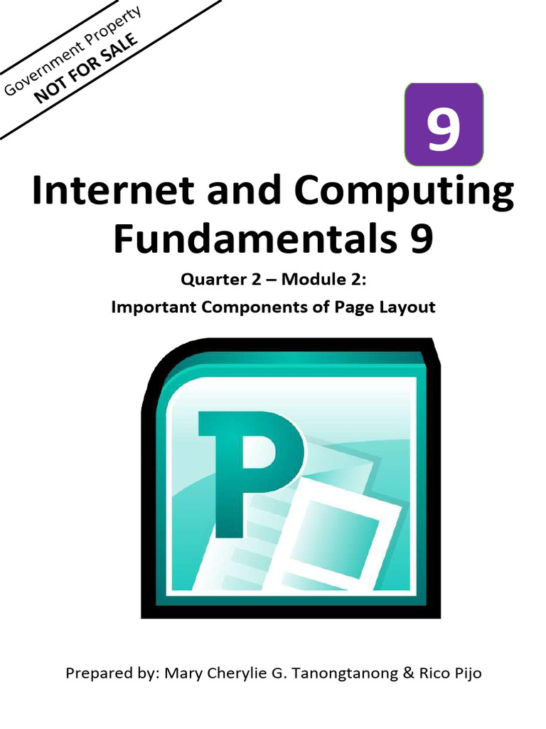 Elective 9 - Icf 9 Quarter 2 Module 2 (Tanongtanong-Pijo) | PDF | Page Layout | Printer (Computing)