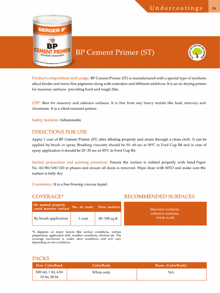 BP Cement Primer ST 04122019 | PDF