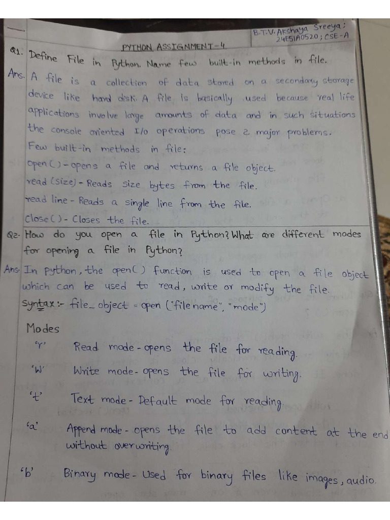 PP Assignment-4 24E51A0520 | PDF