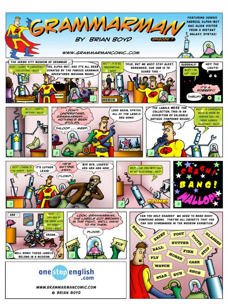 Grammarman 07 | PDF