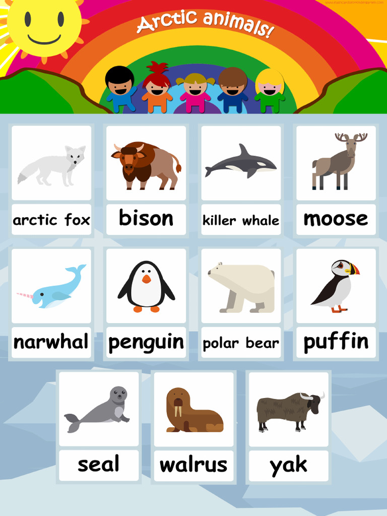Arctic Animals Poster | PDF