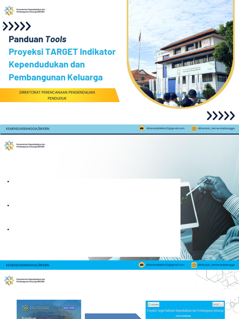 Panduan Tools Proyeksi Target Indikator - Workshop 6 Mei Kemendukbangga | PDF
