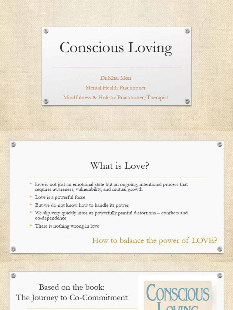 Conscious Loving: Path to Co-Commitment | PDF | Psychotherapy | Feeling
