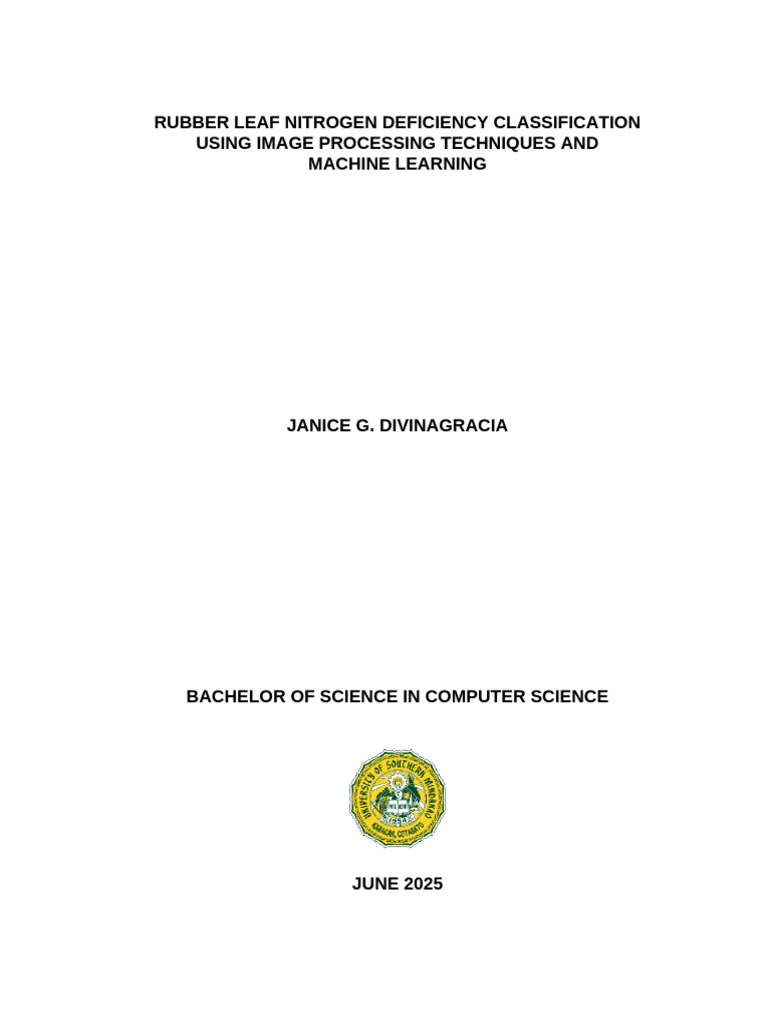 Divinagracia (Thesis Manuscript (Turnitin) ) | PDF | Accuracy And Precision