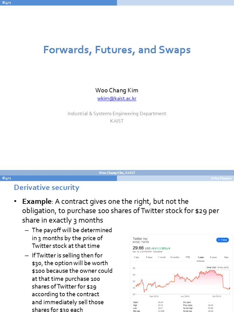 Forwards, Futures, and Swaps | PDF | Derivative (Finance) | Futures ...