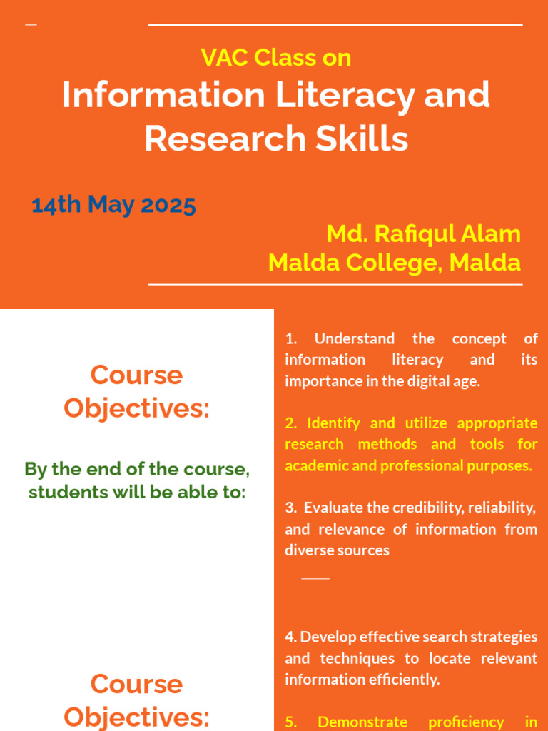 Understanding Information Literacy | PDF | Information Literacy | Literacy
