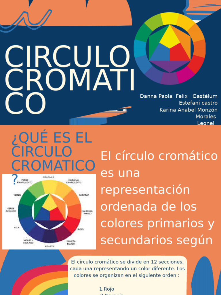 Guía del Círculo Cromático y Colores | PDF | Color | Verde