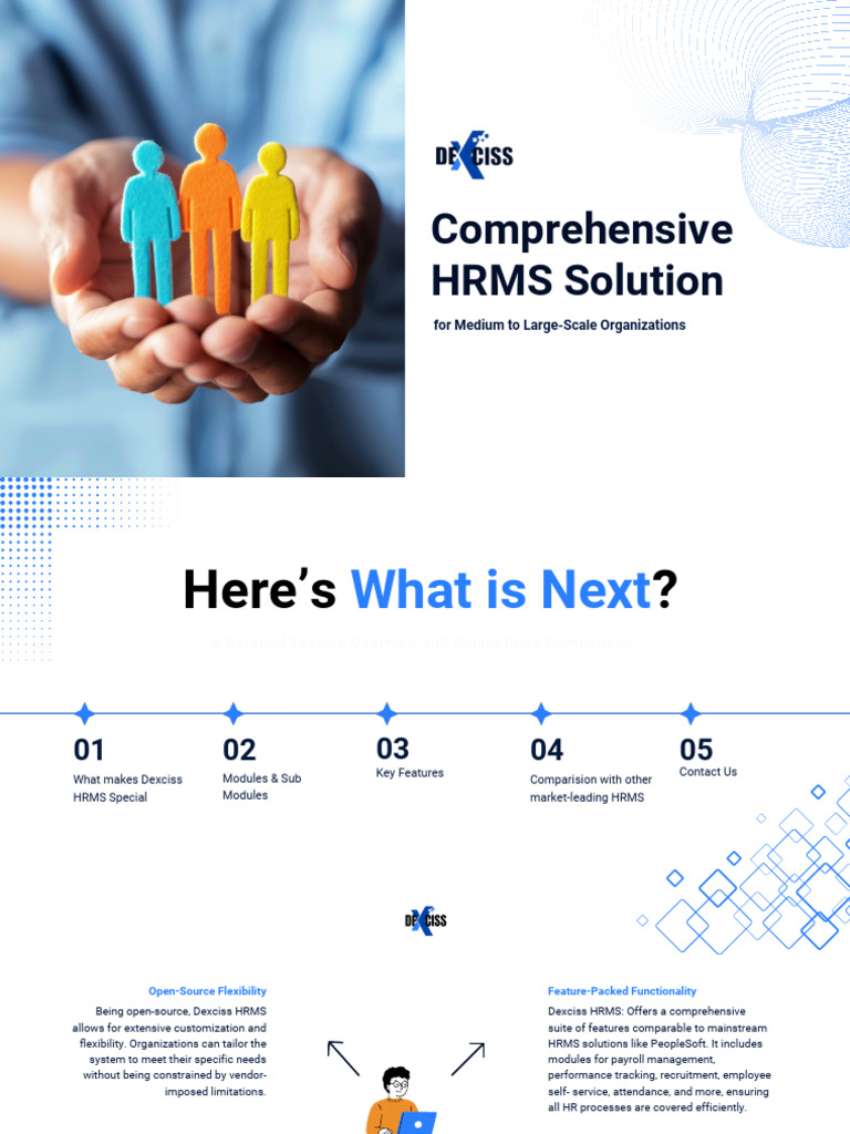 Solution Brochure Dexciss HRMS | PDF | Payroll | Information Technology