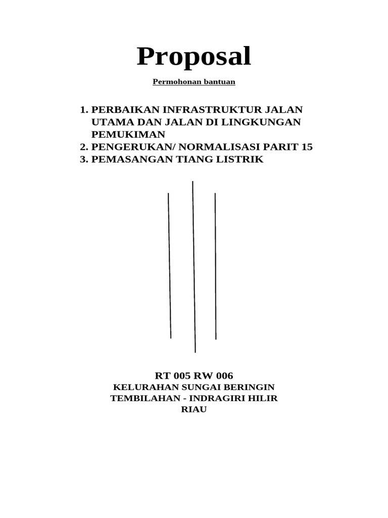 Lembar Proposal | PDF