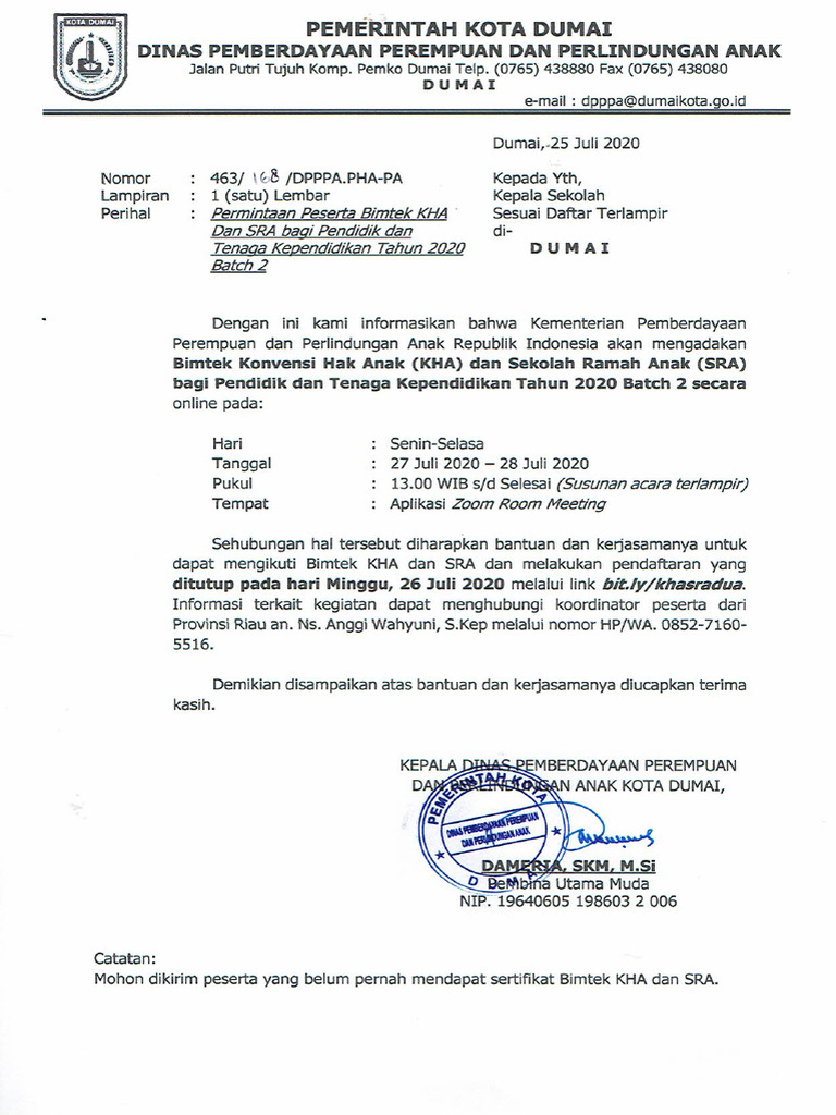 Surat Permintaan | PDF