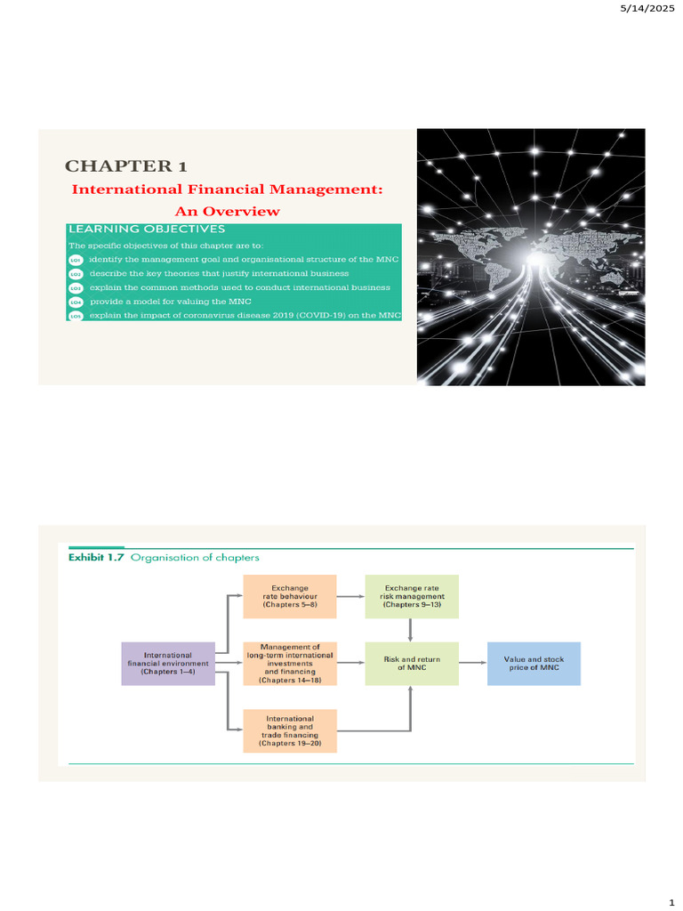 SV - Chapter 1 IFM-An Overview | PDF | Multinational Corporation | Investing