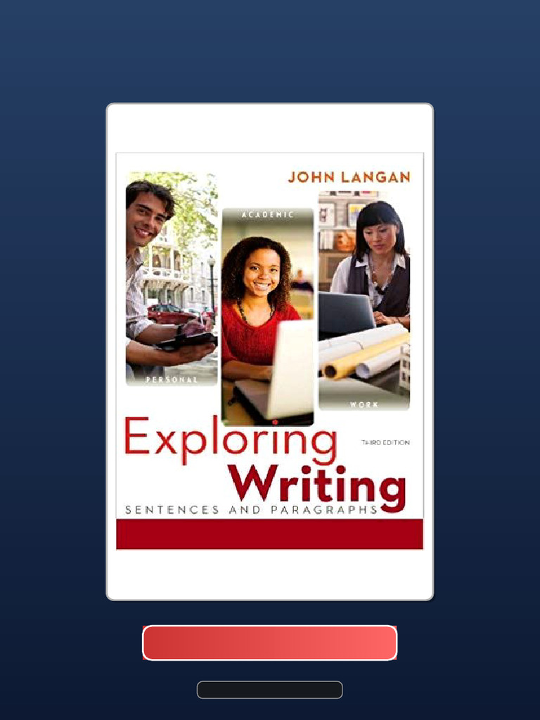 Exploring Writing Sentences and Paragraphs 3rd Edition Test Bank ...