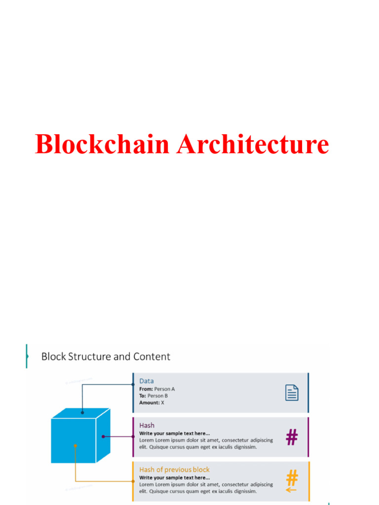 Block Chain Architecture | PDF