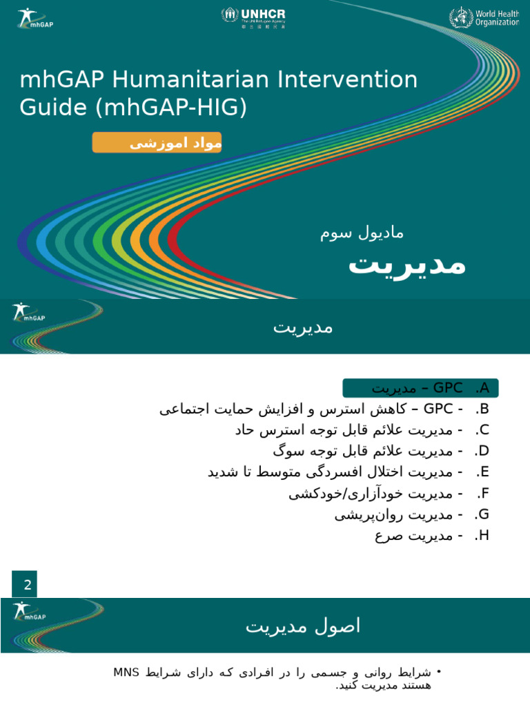 Mhgap Humanitarian Intervention Guide (Mhgap-Hig) | PDF