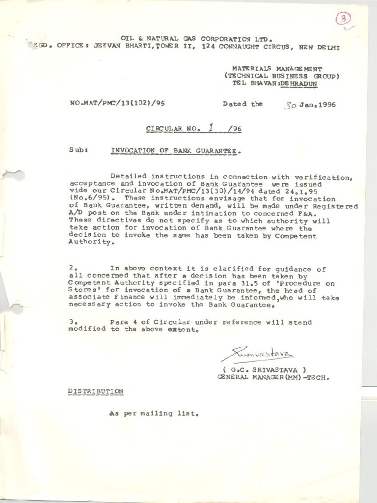 1996.01.30 BG Invocation | PDF