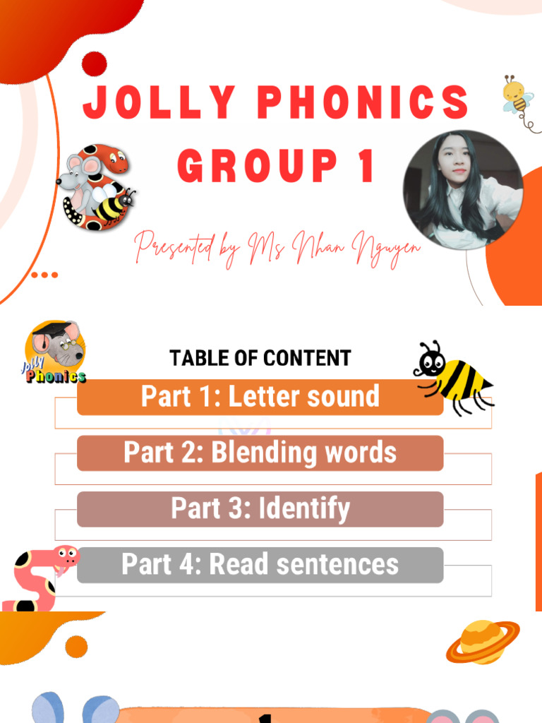 Jolly Phonics Test Group 1 | PDF