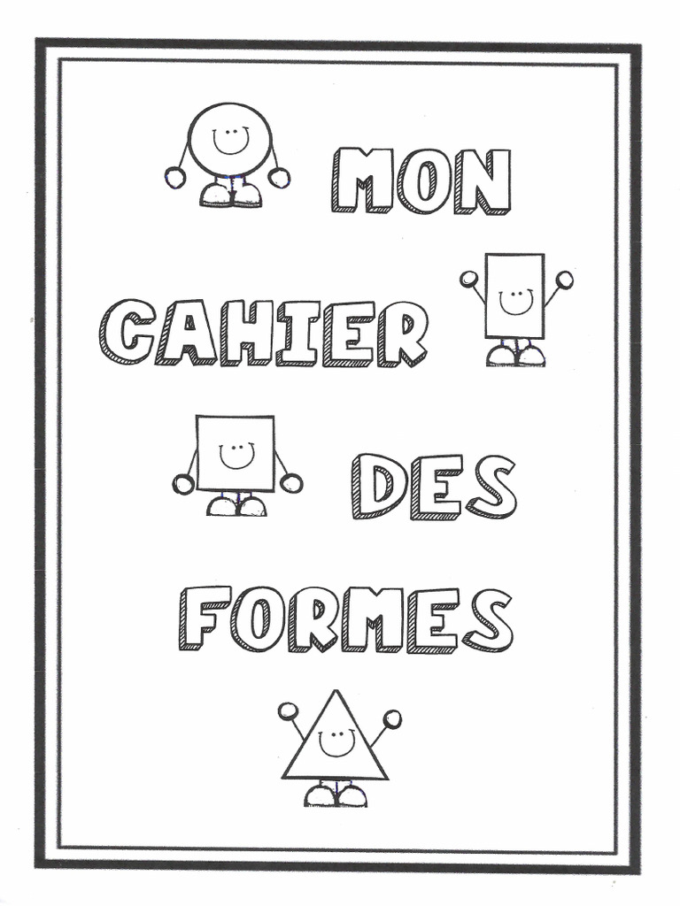 Mon Cahier Des Formes | PDF