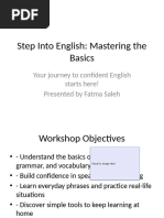 Basic English For Beginners | PDF