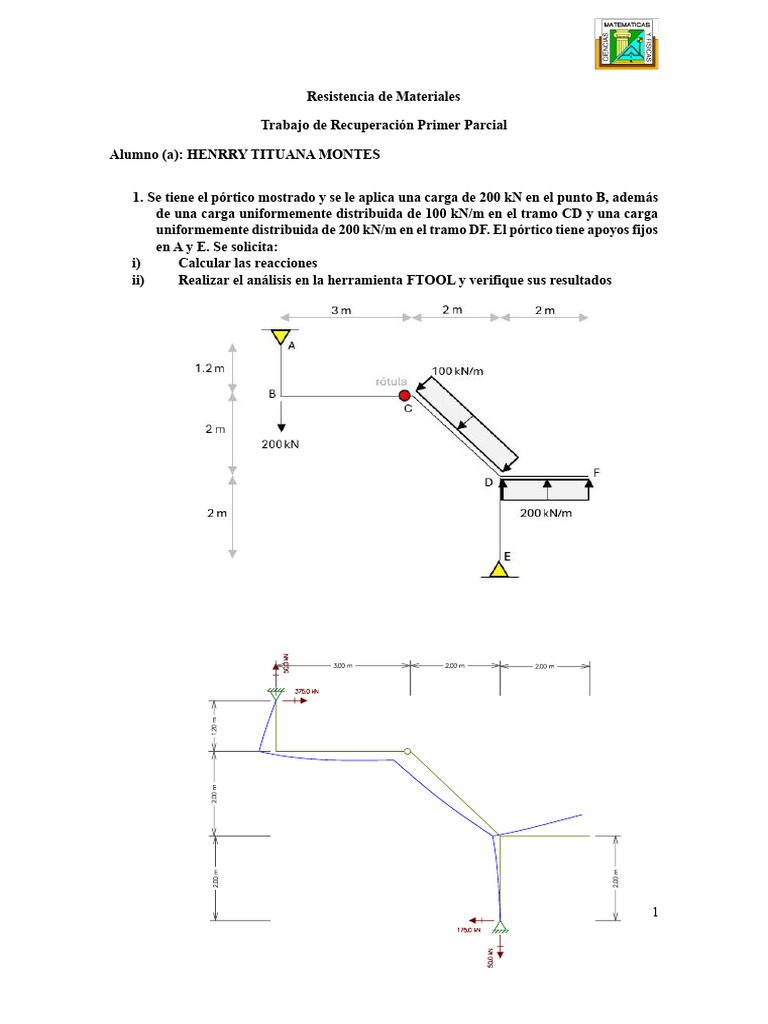 Tarea 2 - Trabajo de Recuperacion EX 1P RESUELTO | PDF