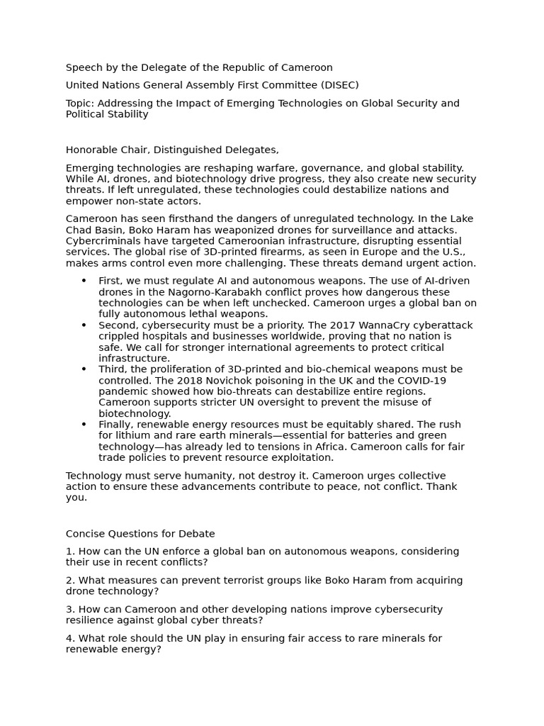 GSL Final A | PDF | International Security | International Relations