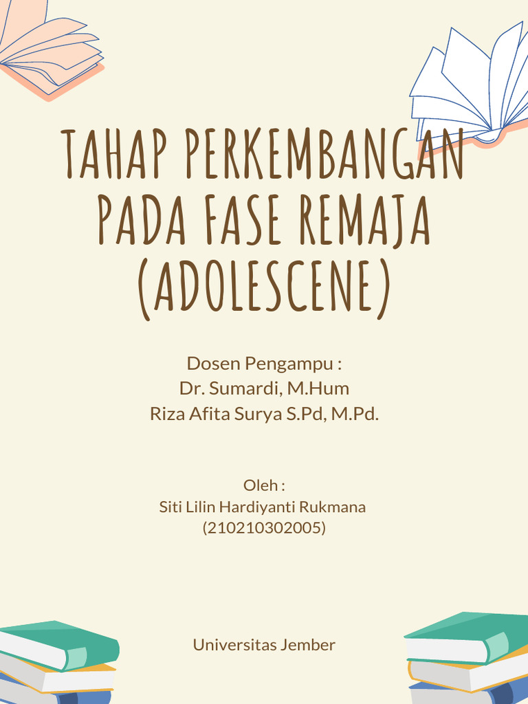 Revisi Bookchapter Perkembangan Fase Remaja | PDF