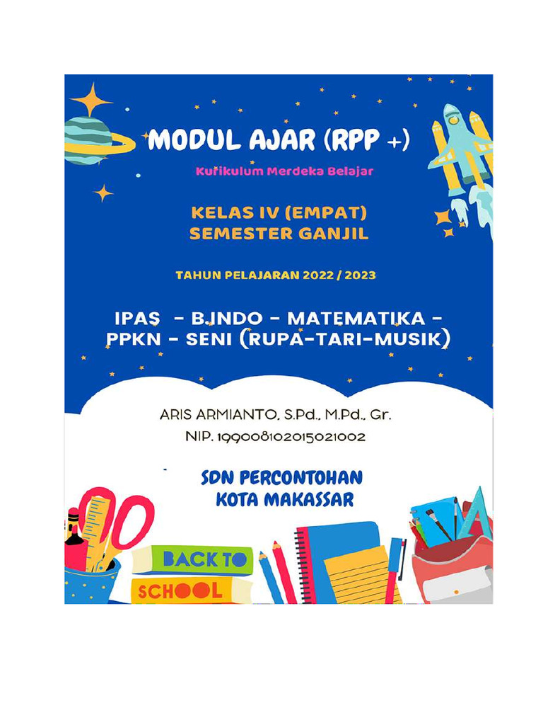 Template Modul Ajar | PDF