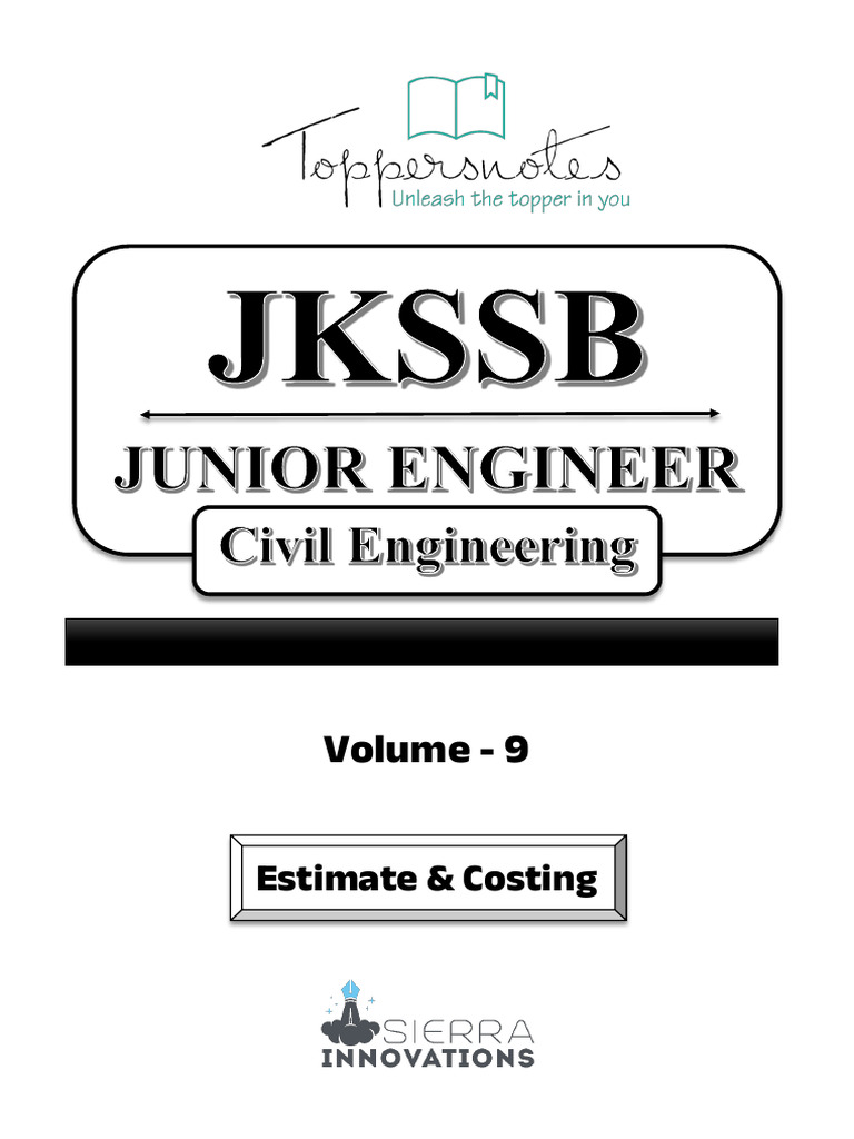 Volume 9 - Estimate Costing | PDF
