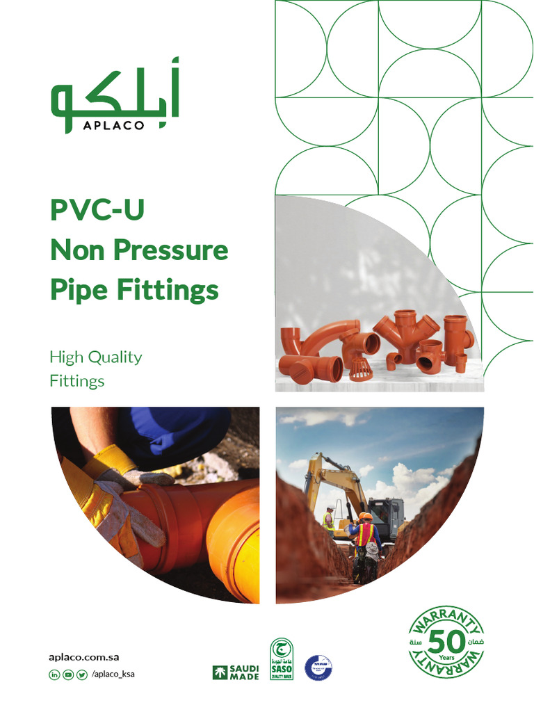 APLACO UPVC Non Pressure Orange Fittings MM System Product Range Catalogue 2025 | PDF | Pipe ...
