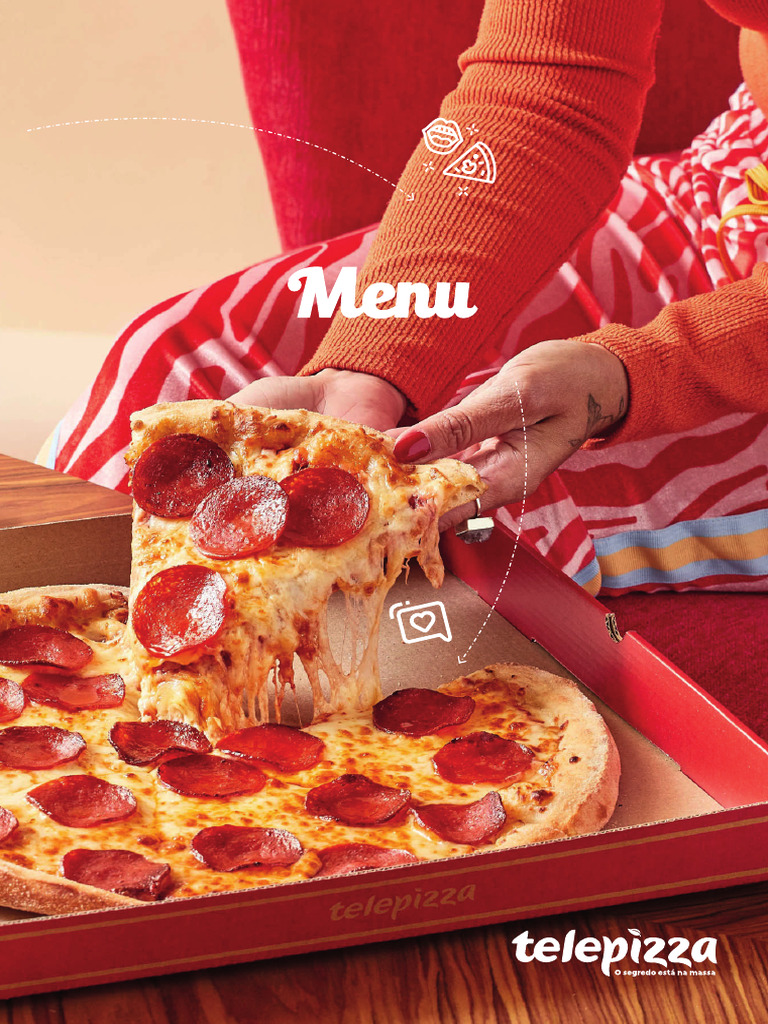 Ementa Digital Telepizza | PDF
