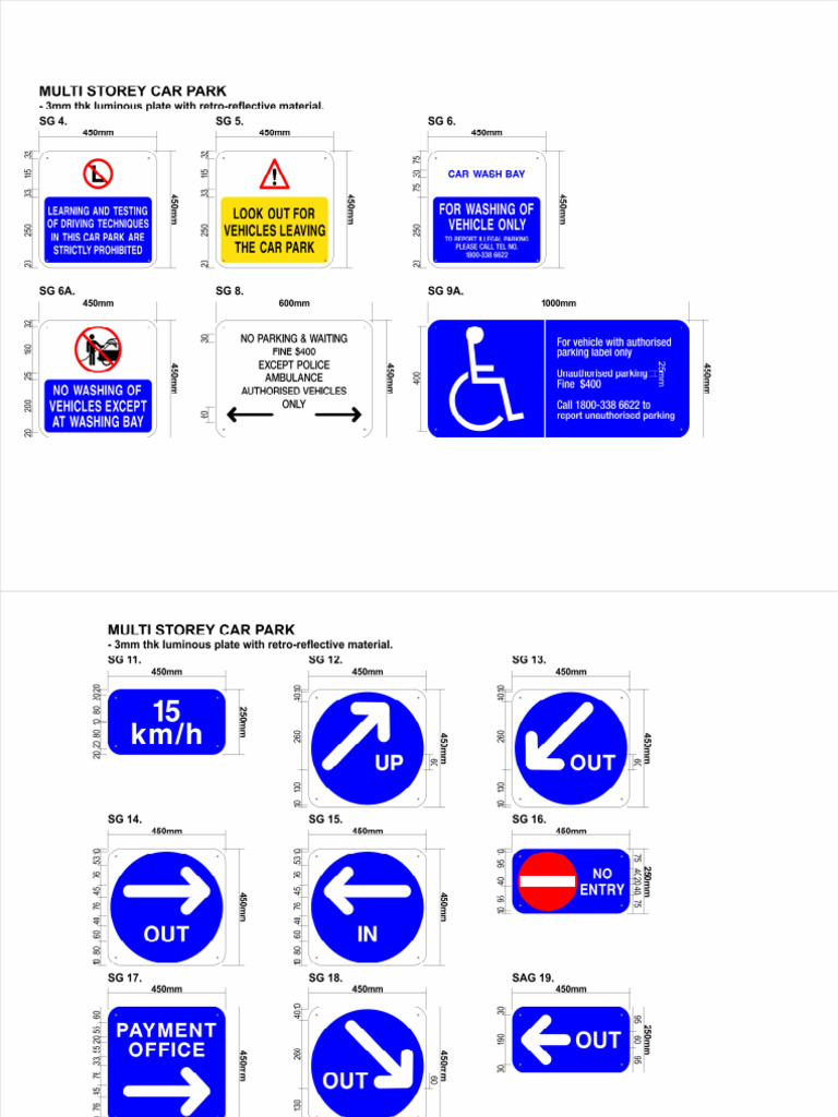 Signage Details - 3mm THK | PDF