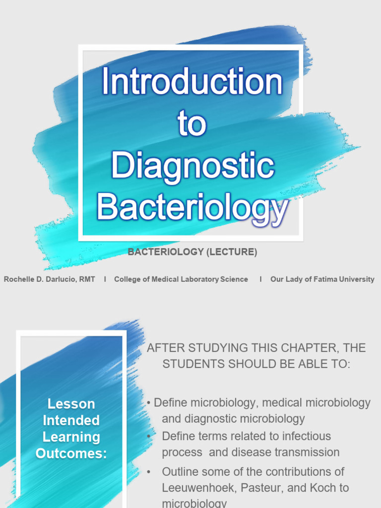 WEEK-1. Bact Handout 2022 | PDF | Infection | Pathogen
