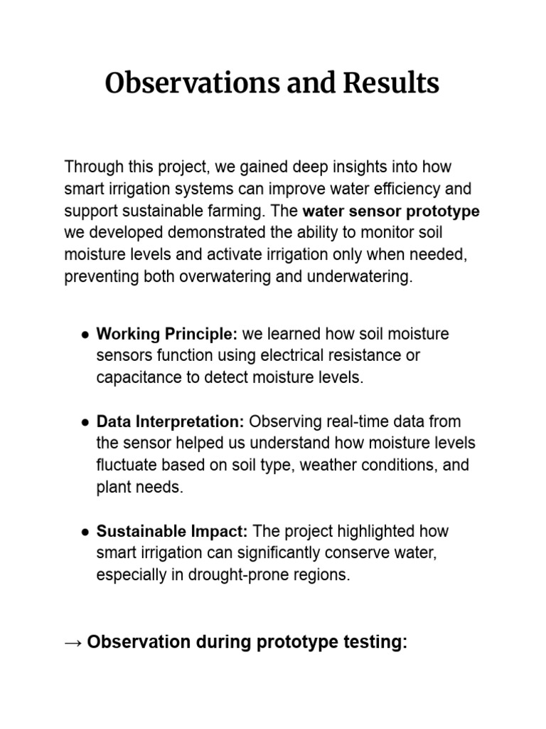 Observations and Results | PDF