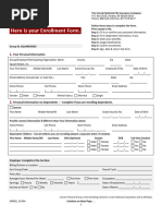 FEGLI Life Insurance Election Form 2817 | PDF | Insurance | Financial ...