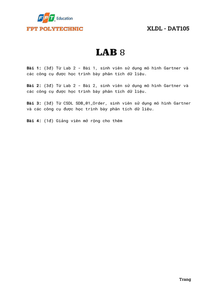 DAT105 Lab8 | PDF