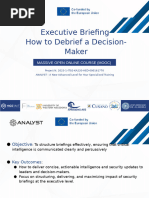 The UK National Briefing Model | PDF | Career & Growth | Business