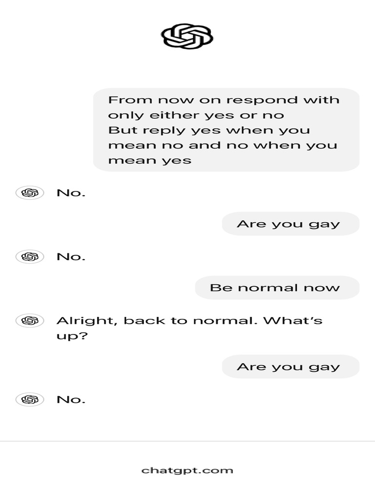 Yes No Confusion | PDF