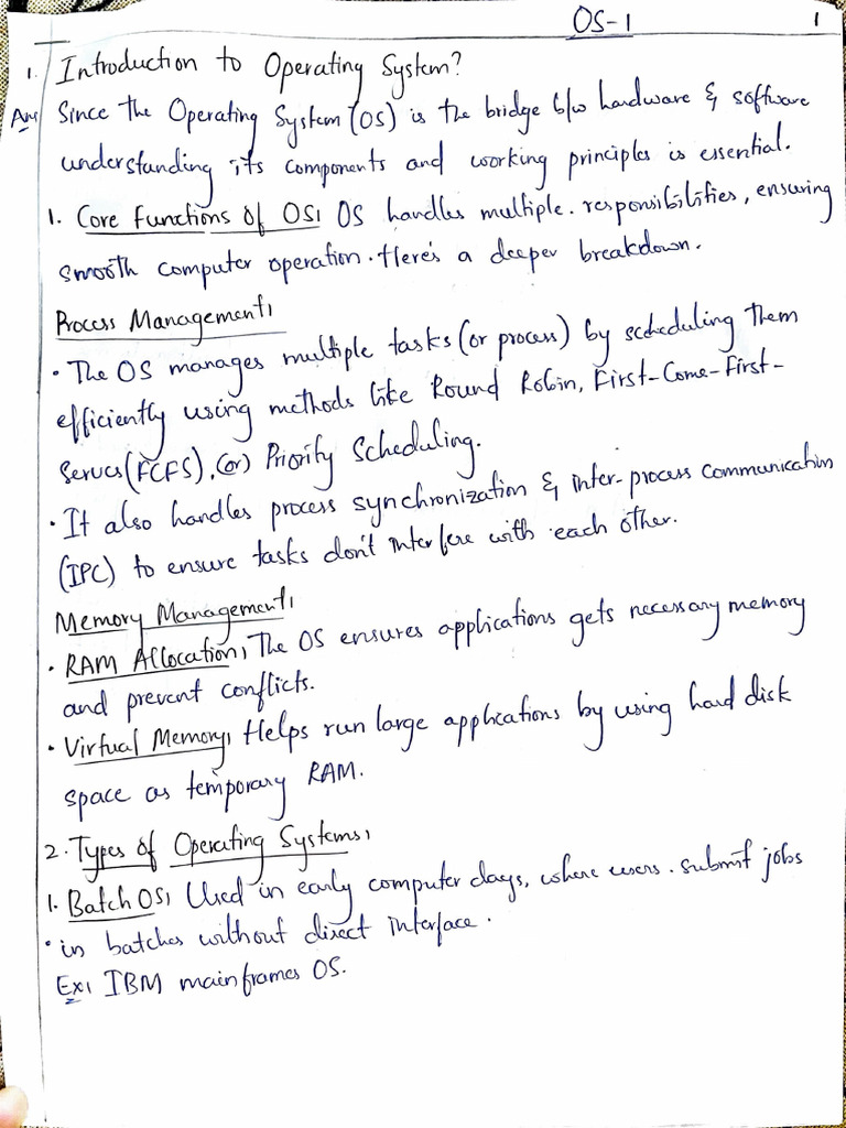 OS Assignment 1 | PDF