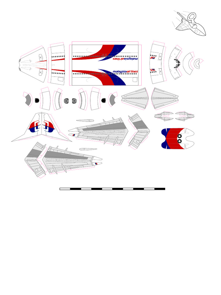 B737 800 Malaysia Scissors and Planes | PDF