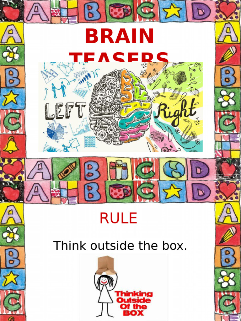 Fun Brain Teasers and Riddles | PDF