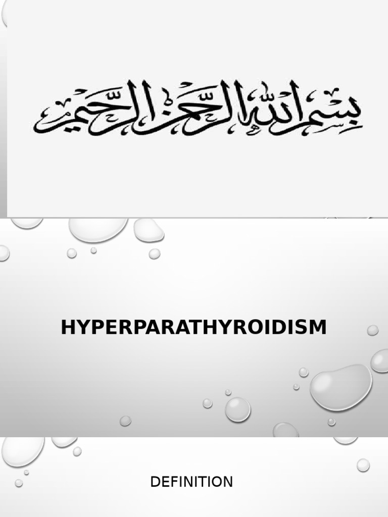 Overview of Hyperparathyroidism | PDF | Diseases And Disorders ...