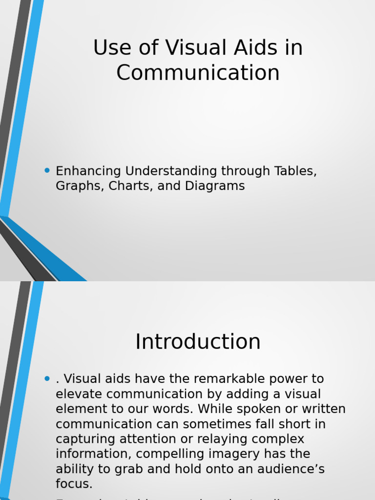 Visual Aids in Communication | PDF