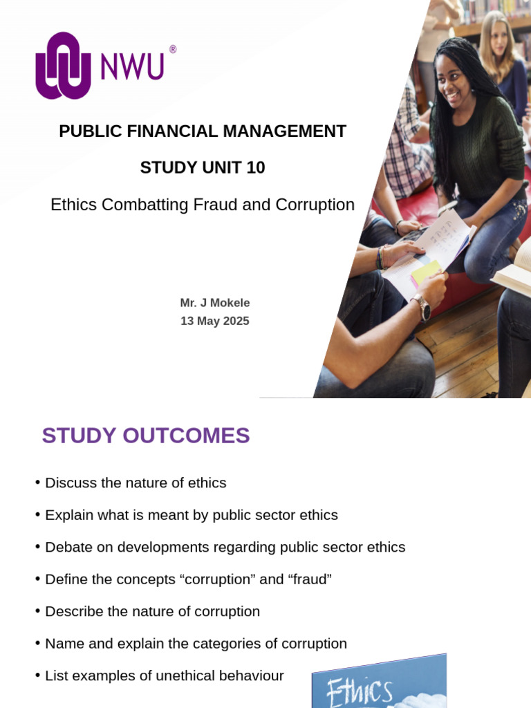 Study Unit 10 - PADM 211 | PDF | Corruption