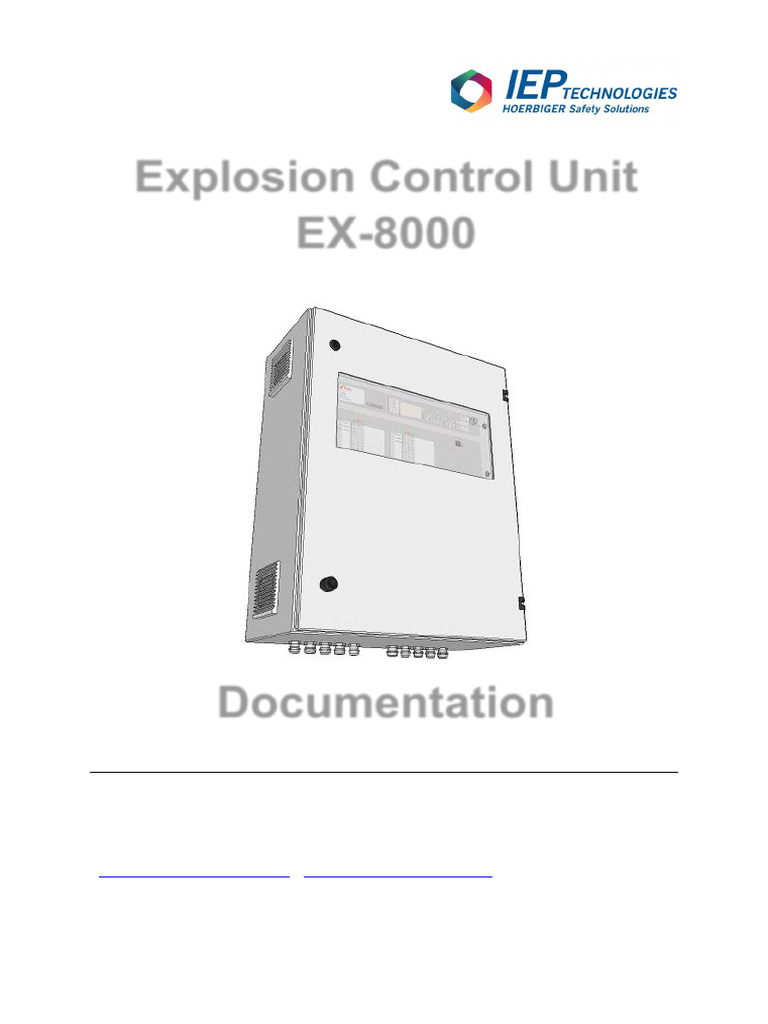 EX-8000 Explosion Control Unit Guide | PDF | Electromagnetic ...