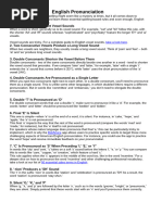 The 25 Most Important English Pronunciation Rules | PDF | English ...